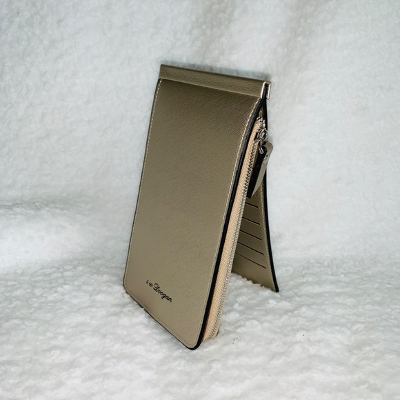 Doogan | Bags | New Rfid Block Genuine Leather Phone Wallet | Poshmark